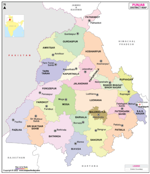 Punjab: History, Polity, Culture, Rivers, National Parks, and Economic ...